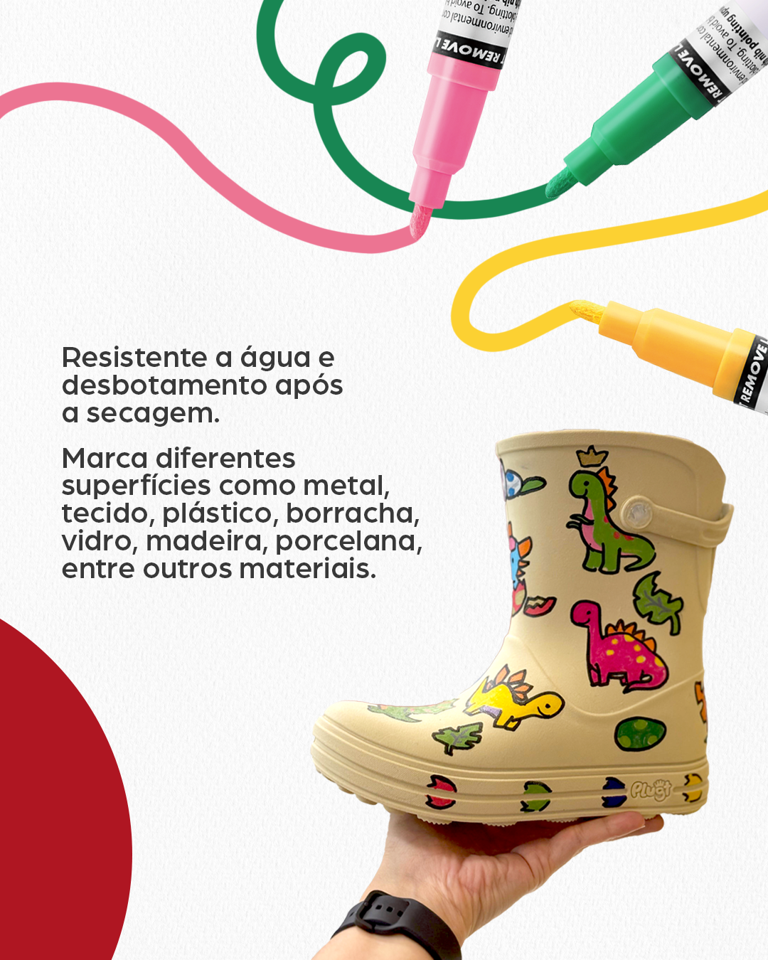 Pentel Brasil. Marcador Multisuperfícies de Ponta Fina